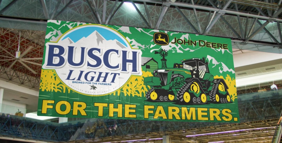 Busch Light John Deere for the Farmers Banner - 3ft X 8ft - Etsy