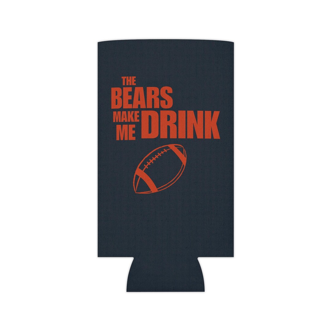 Chicago Bears Can Cooler, Bears , Bears Funny, Game Day Beer Holder ...