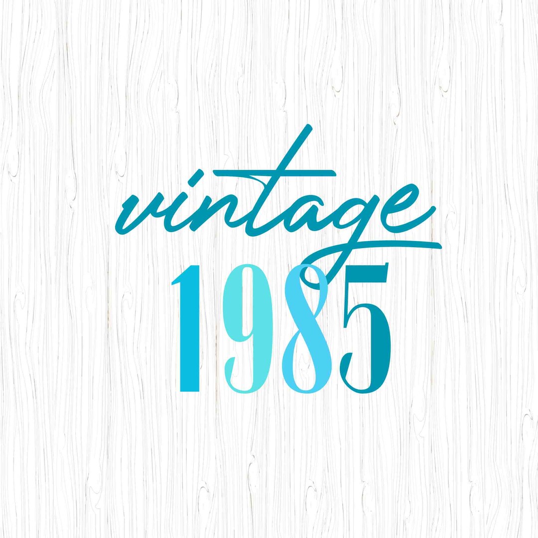 Vintage 1985 40th Birthday PNG for Sublimation or DTF - Etsy