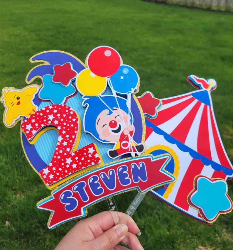 Plim Plim Payaso 3D Cake Topper - Etsy