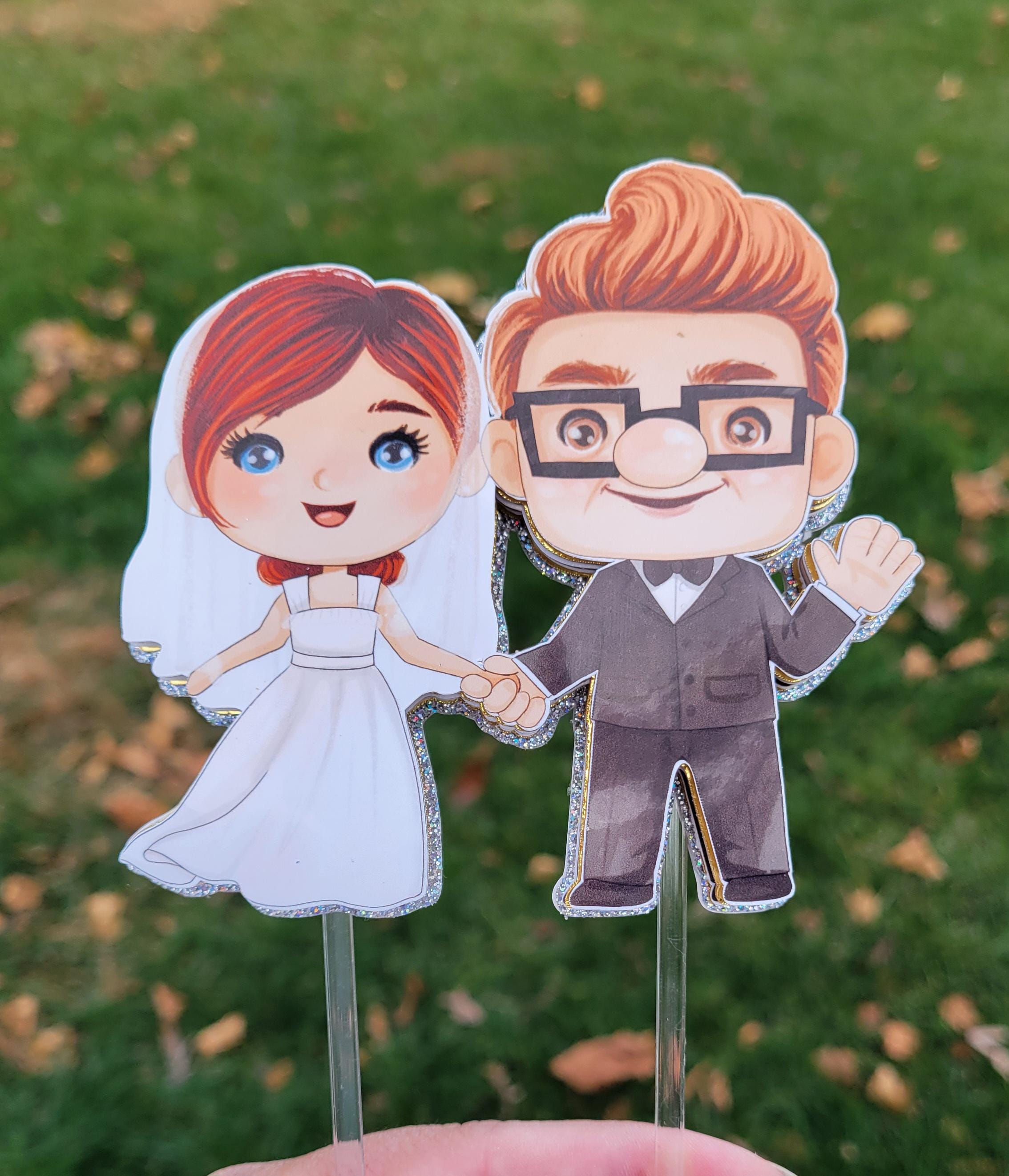 Personalized up Movie Cake Toppers: 3D Wedding Decoration - Etsy