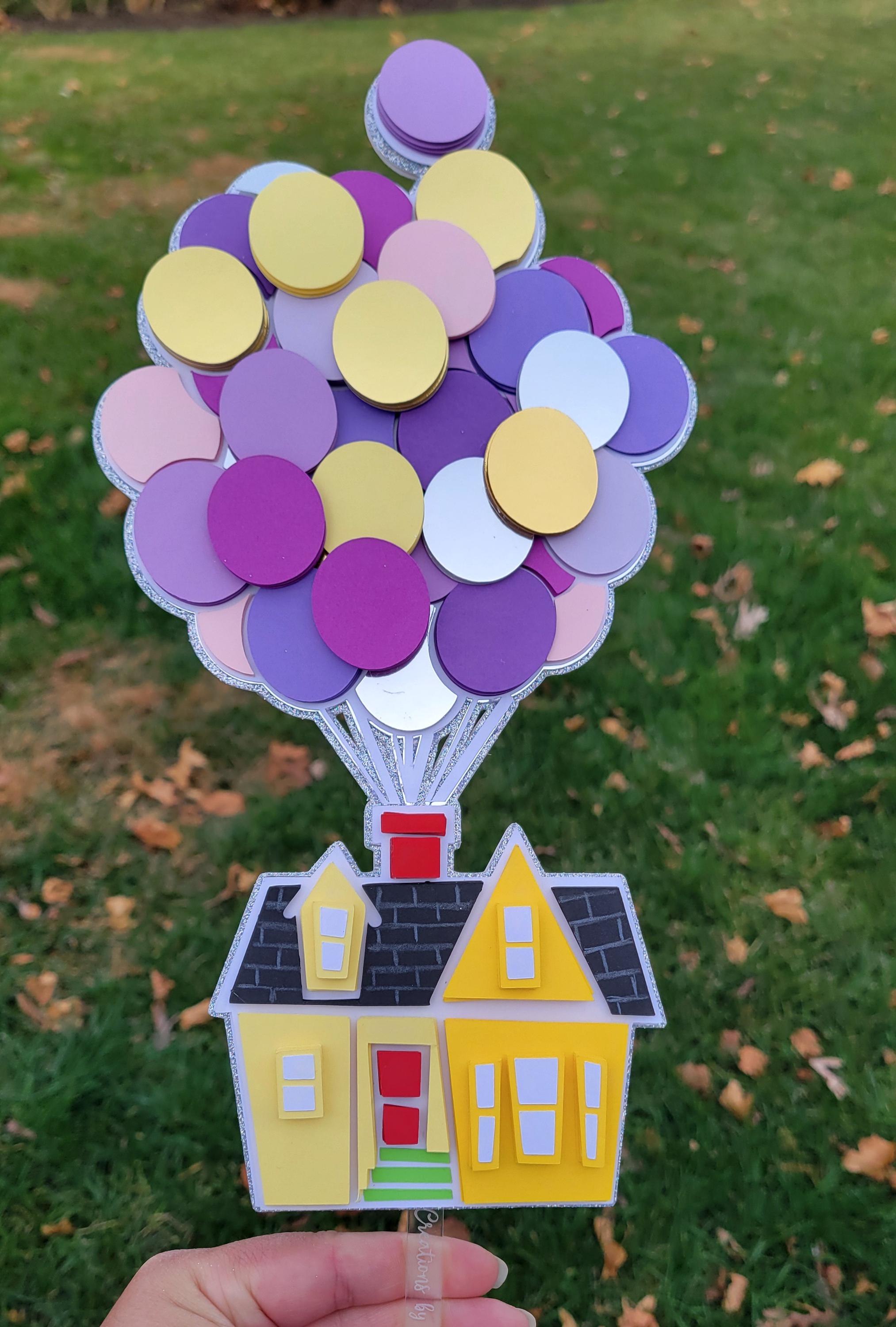 Personalized up Movie Cake Toppers: 3D Wedding Decoration - Etsy