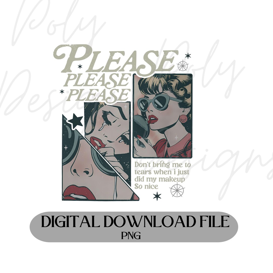 Please Please Please PNG Sabrina Digital Download File Bundle Short ...