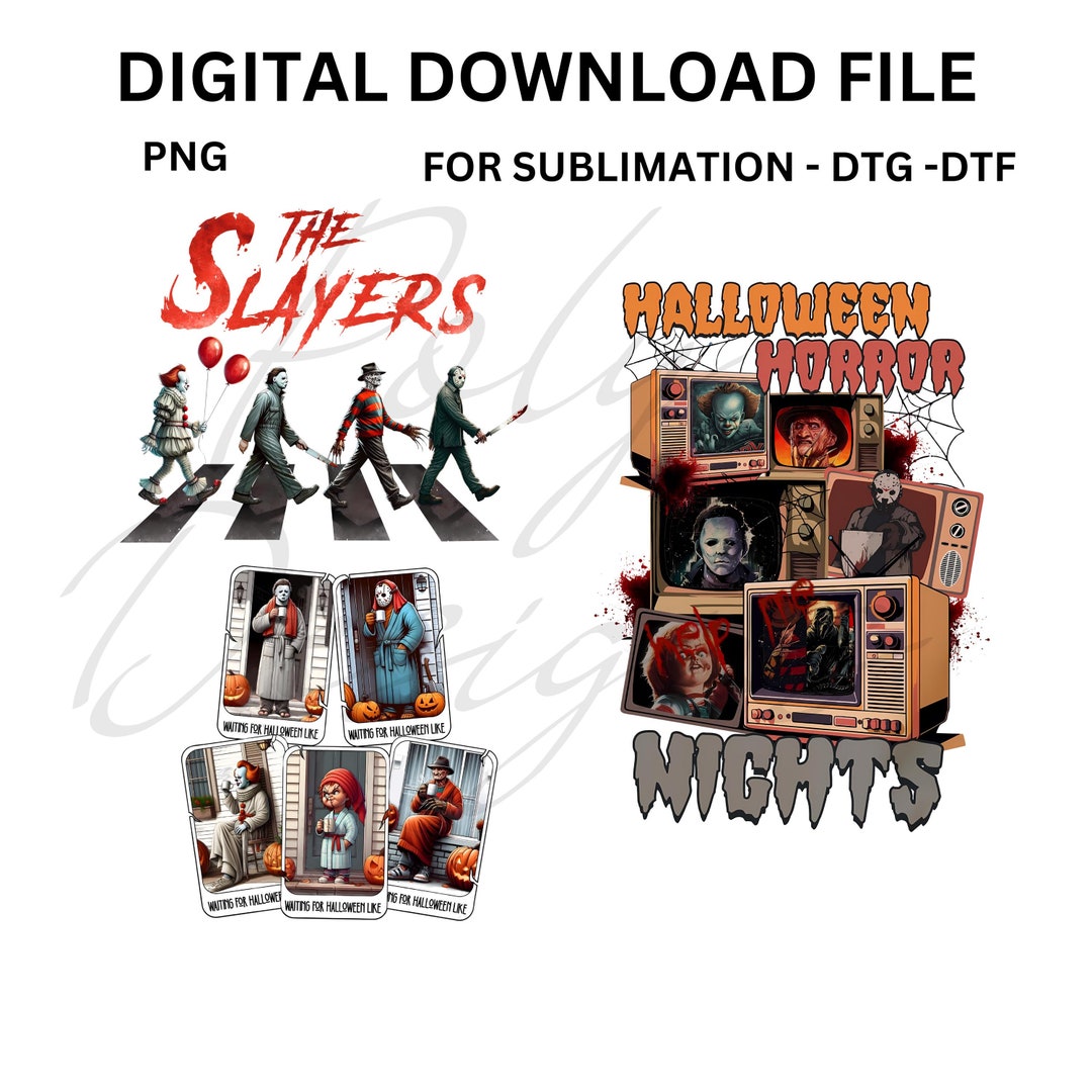 Universals Halloween Horror Nights PNG Horror Movie Bundle Showtime ...