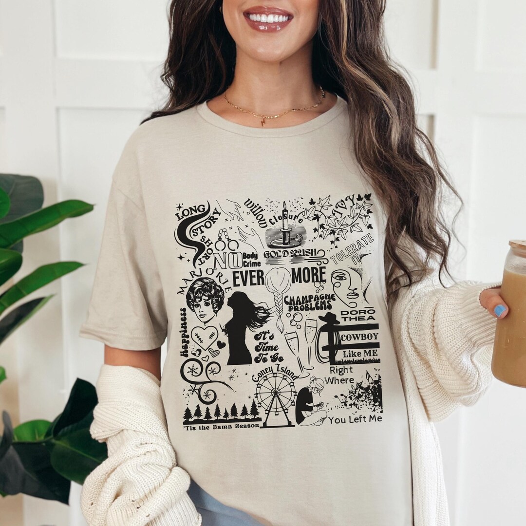 Evermore Track List PNG Champagne Problems Taylor Svg Willow Digital ...