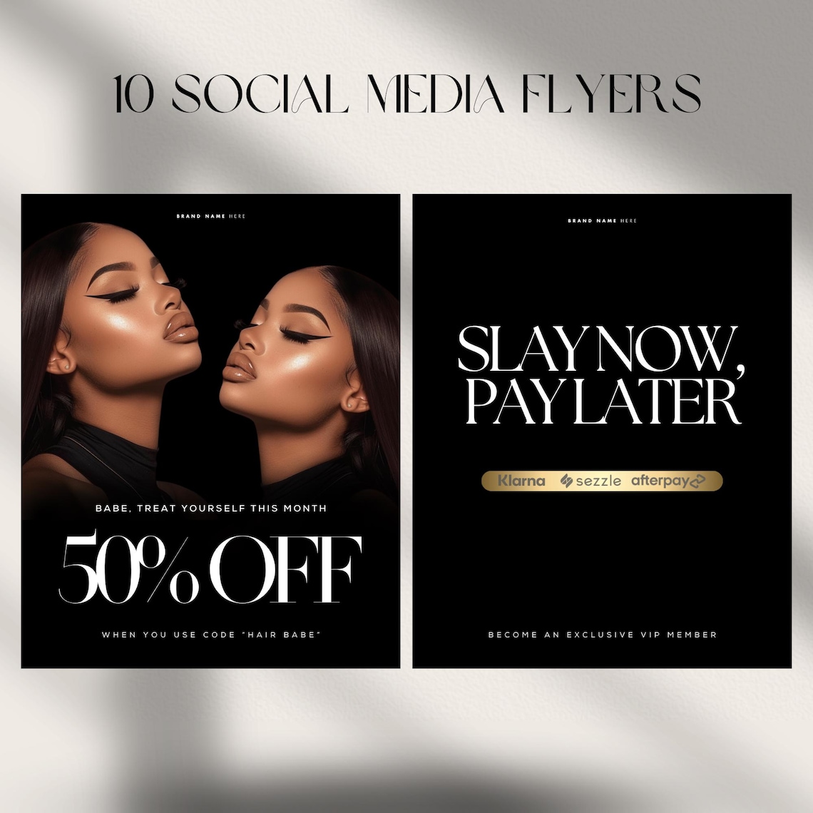 10 Hair Flyers, Hair Marketing Flyers, Hair Sale Flyer, Beauty Flyer ...
