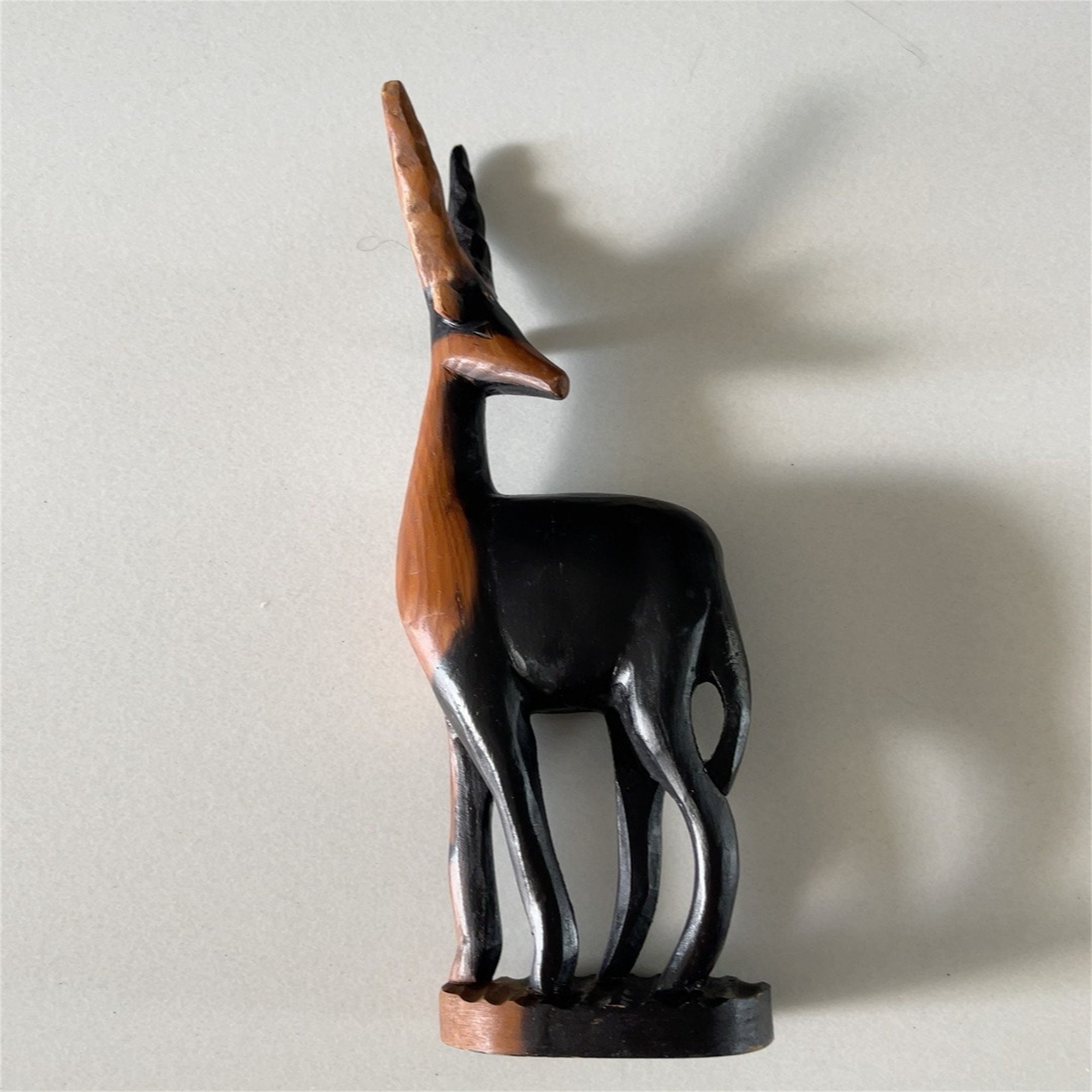 Hand-carved Wooden Figurine Unique Home Decor Artisan Wooden Sculpture ...