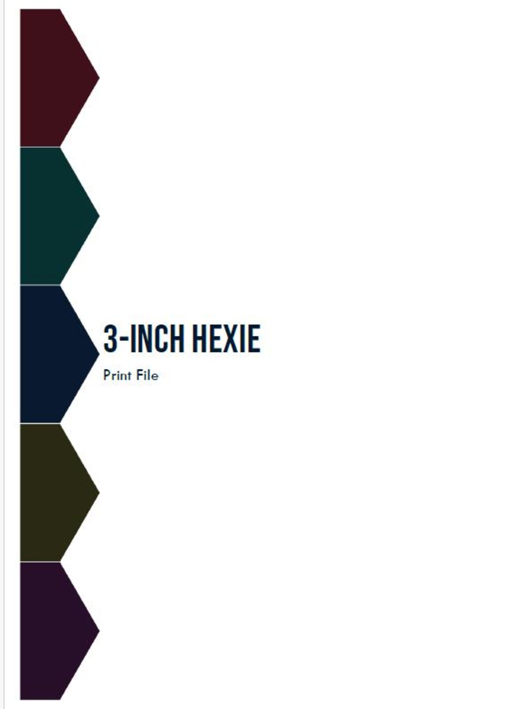 EPP - 3in Hexie - Digital Download - Etsy