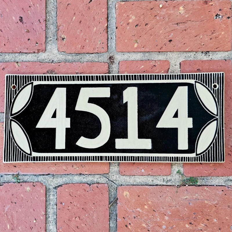 Vintage Ceramic Numbers - Etsy