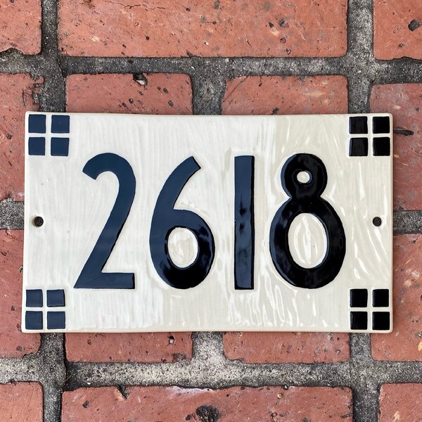 Craftsman House Numbers - Etsy