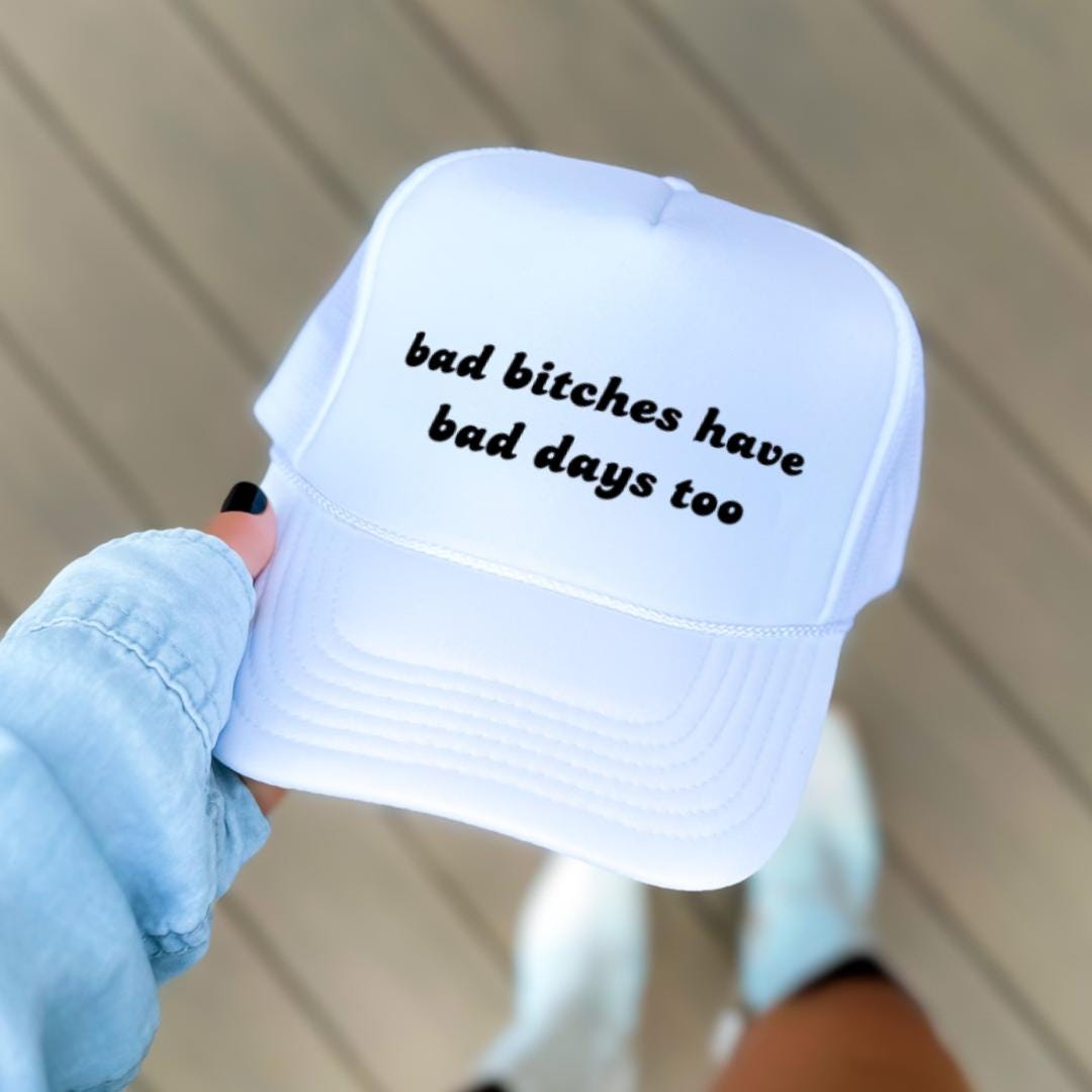 White Foam Trucker Hat| White Adjustable Mesh Snapback | Trendy Trucker ...