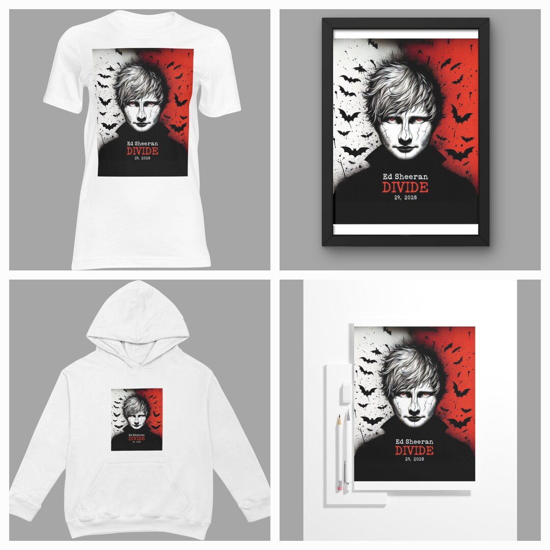 2024 Ed Sheeran Zombie, Divide. PNG & SVG Download. Use: Pop Tshirts ...