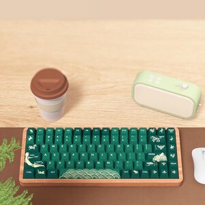 Animal Forest Green Color Keycaps | Cherry Profile for Mechanical ...