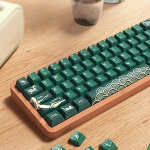 Animal Forest Green Color Keycaps | Cherry Profile for Mechanical ...