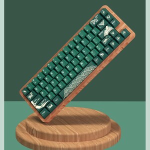 Animal Forest Green Color Keycaps | Cherry Profile for Mechanical ...