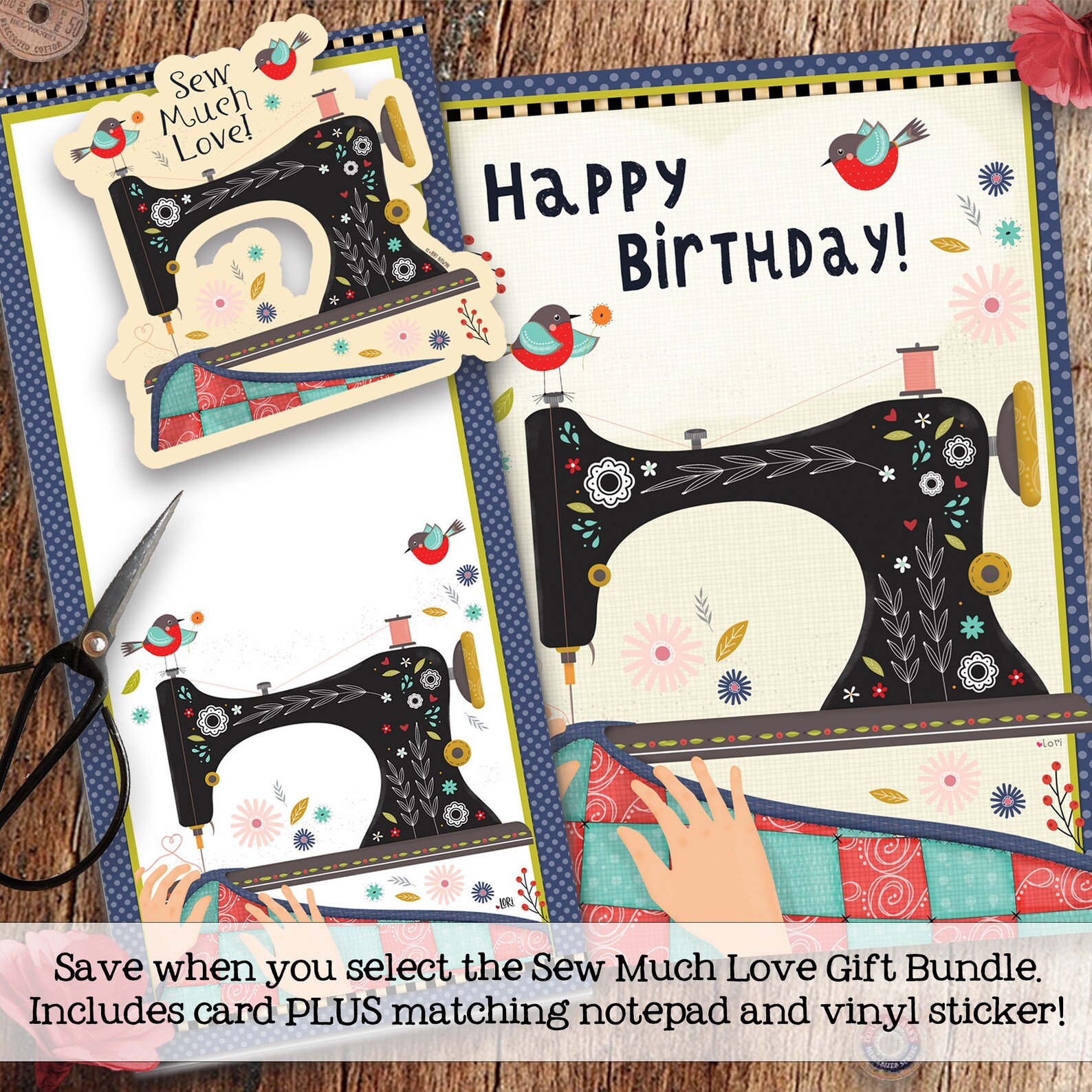 Quilt Birthday Card Quilt Greeting Card Sewing Birthday - Etsy