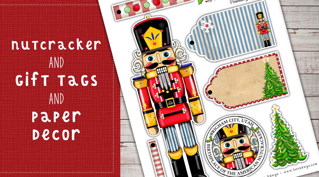 Nutcracker Party Printables, Christmas Ornament, Nutcracker Ballet ...