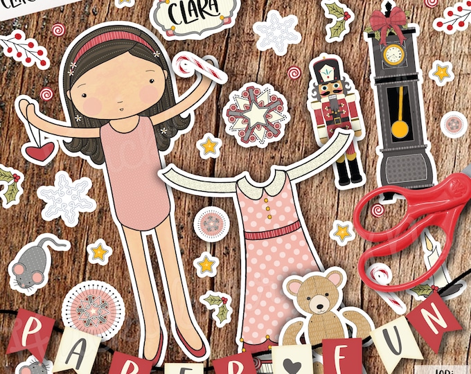 Nutcracker Ballet Printable Puppets Set - PDF Instant Download - Full ...