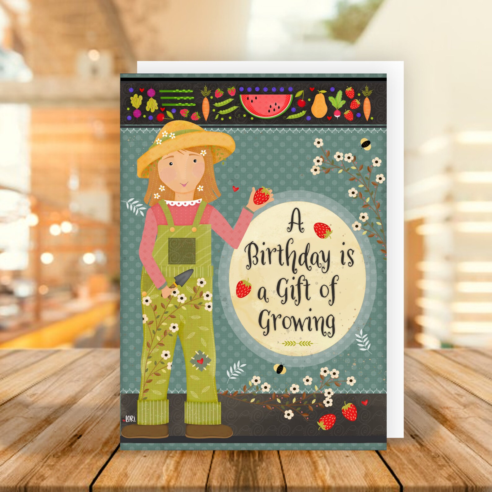 A Gift of Growing Garden Birthday Card Gardener Card | Etsy Hong Kong