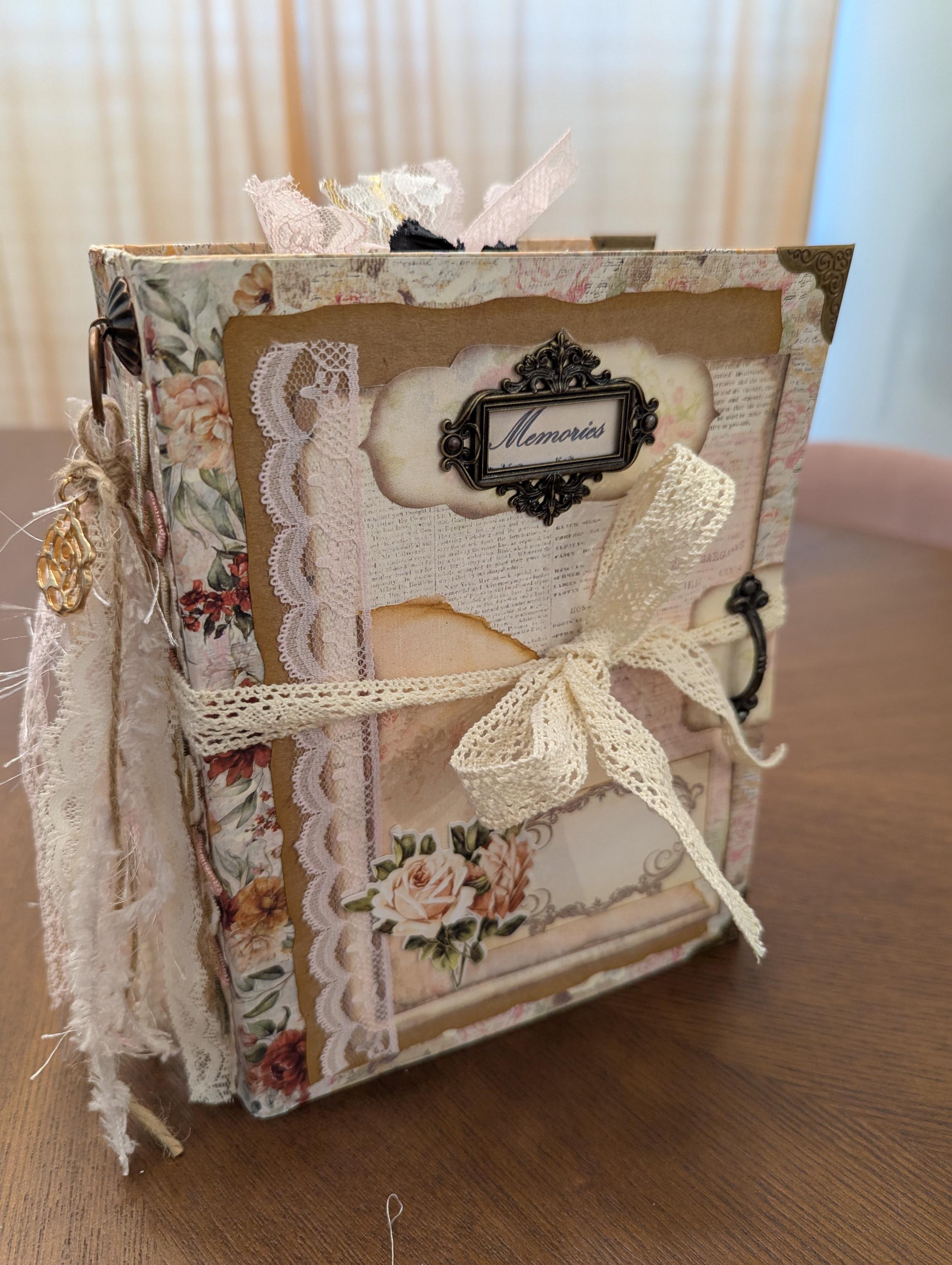 Vintage Rose Junk Journal - Etsy