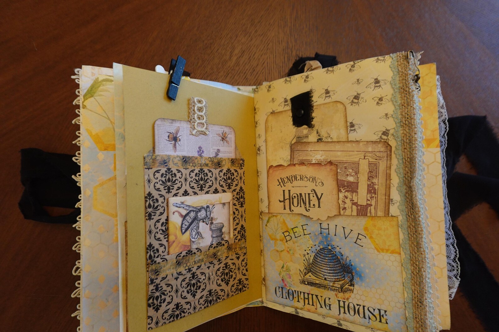 Bee Junk Journal - Etsy
