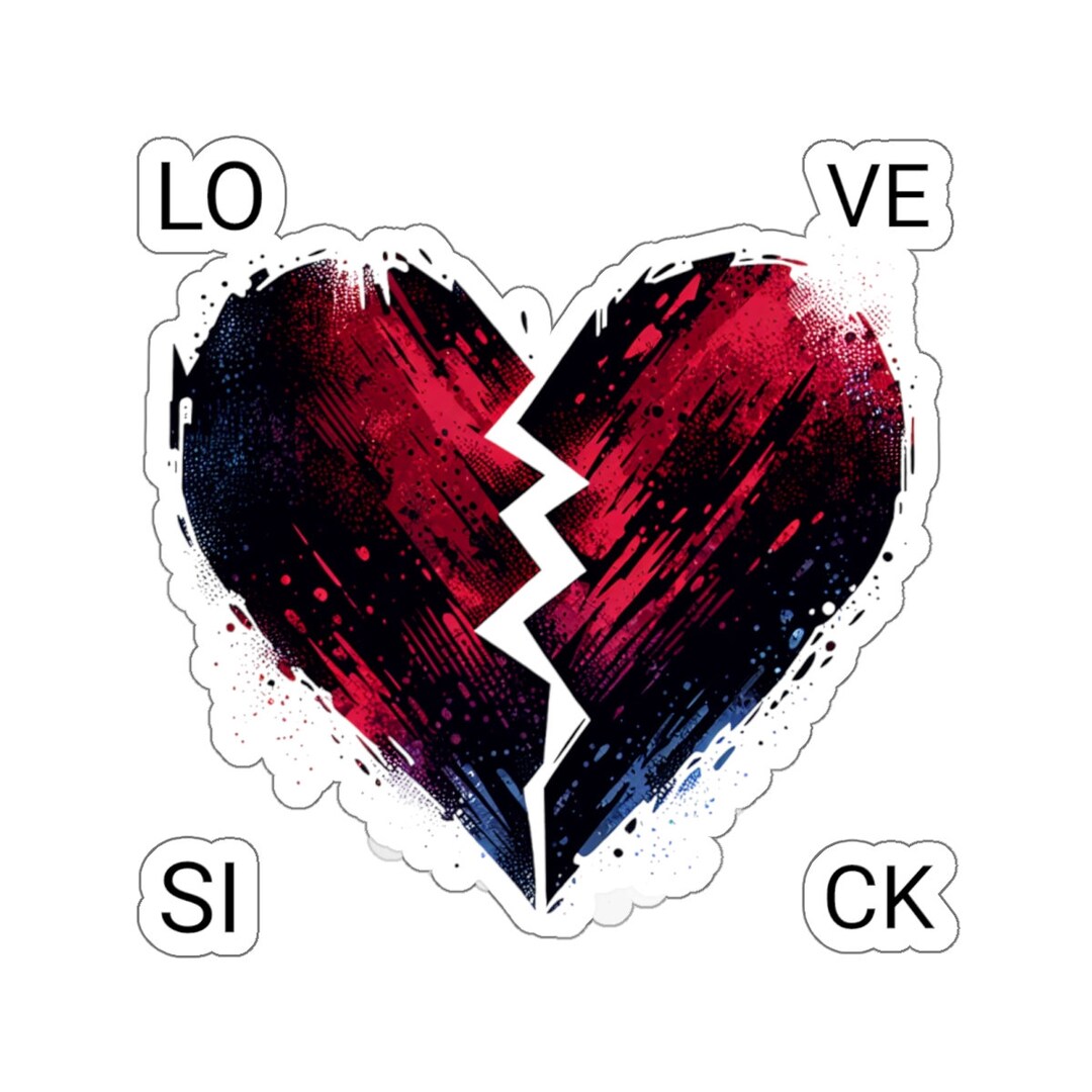 Lovesick Periodic Table Sticker - Etsy