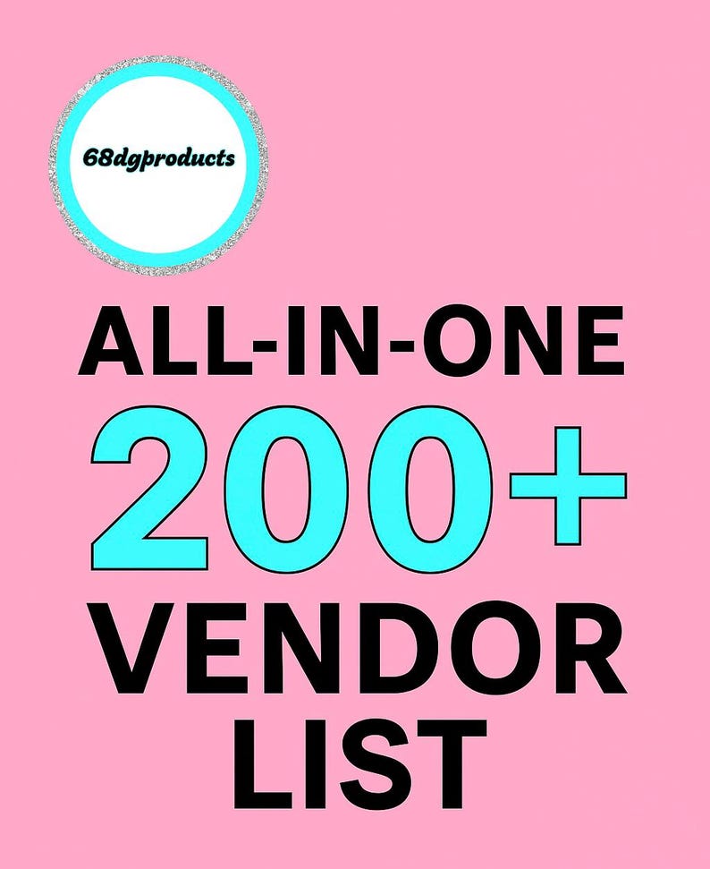 200+ Vendor List | Hair, Lashes, Clothing, Cosmetics & More - Etsy