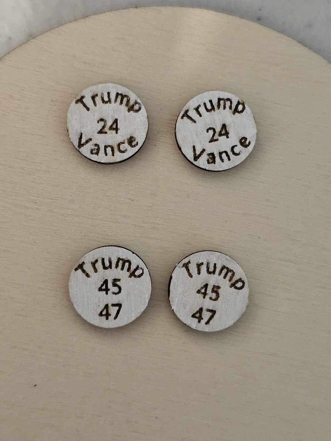 Trump Vance Stud Earring SVG for Laser - Etsy
