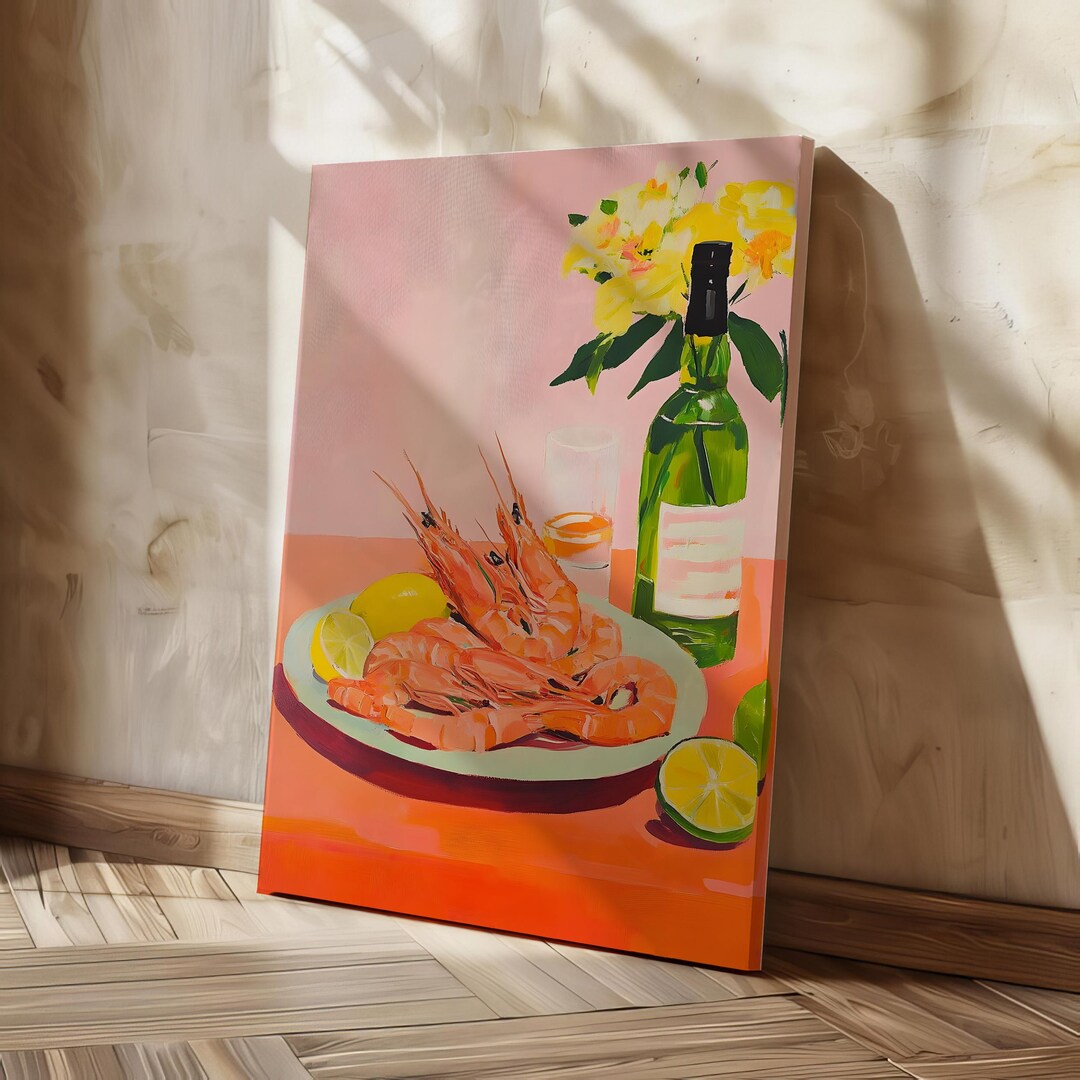 PHYSICAL POSTER - Shrimp and Wine Movie Poster, Room Decor, Wall Art ...