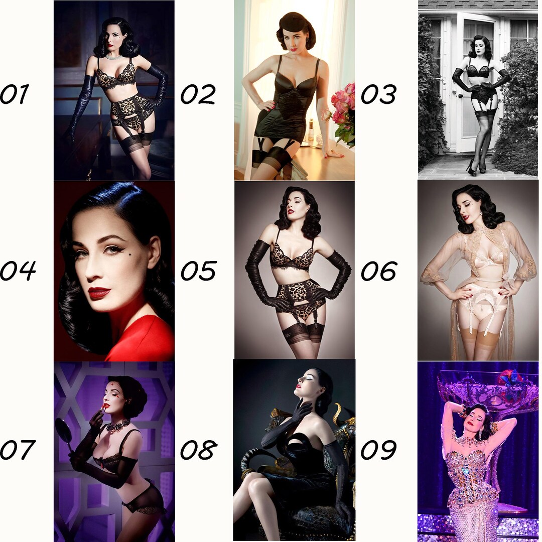 PHYSICAL POSTER - Dita Von Teese, Vintage Posters, Room Decor, Wall Art, Retro Aesthetic, Wall ...