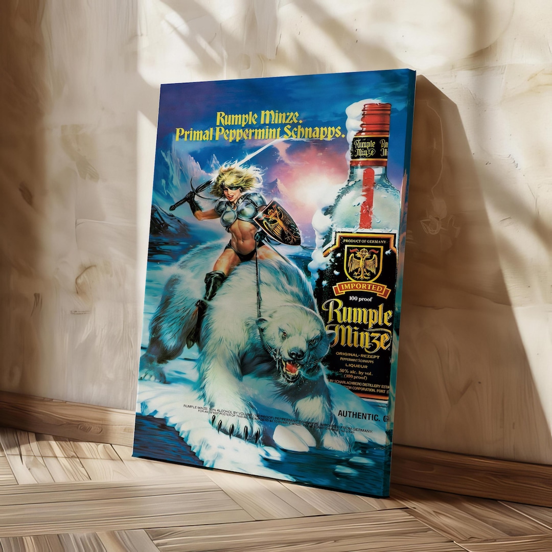 PHYSICAL POSTER - Rumple Minze Primal Peppermint Schnapps Movie Poster ...