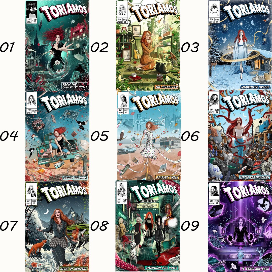 PHYSICAL POSTER - Tori Amos Comic Cover Poster, Vintage Posters, Room ...