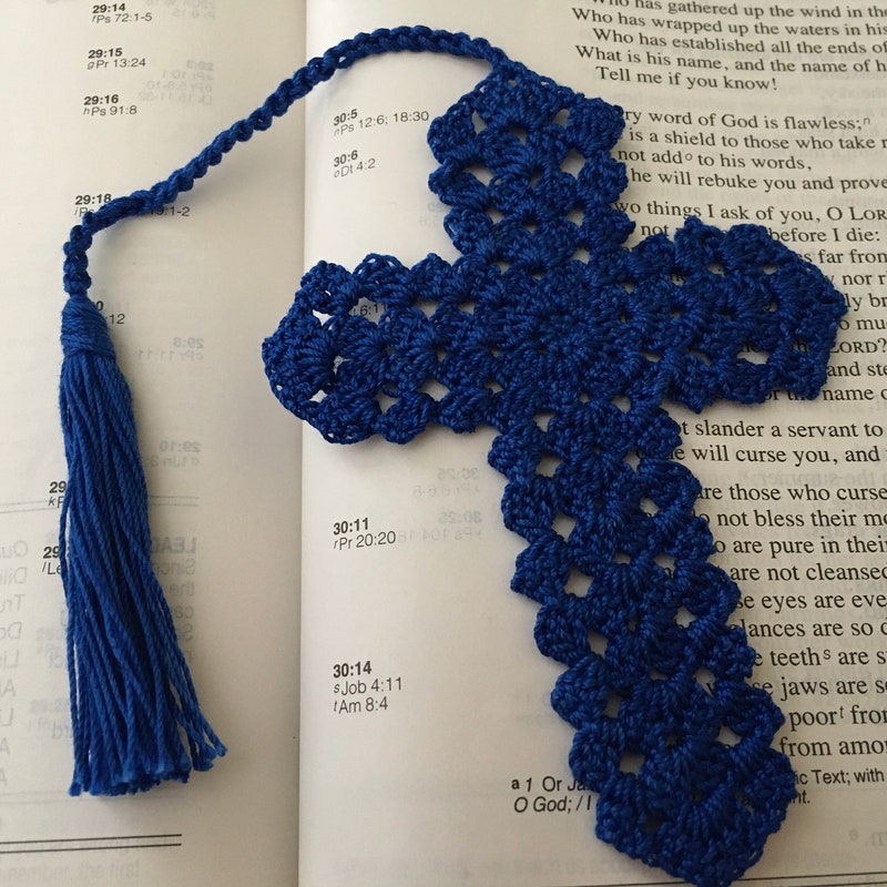 Cross Bookmark - Etsy