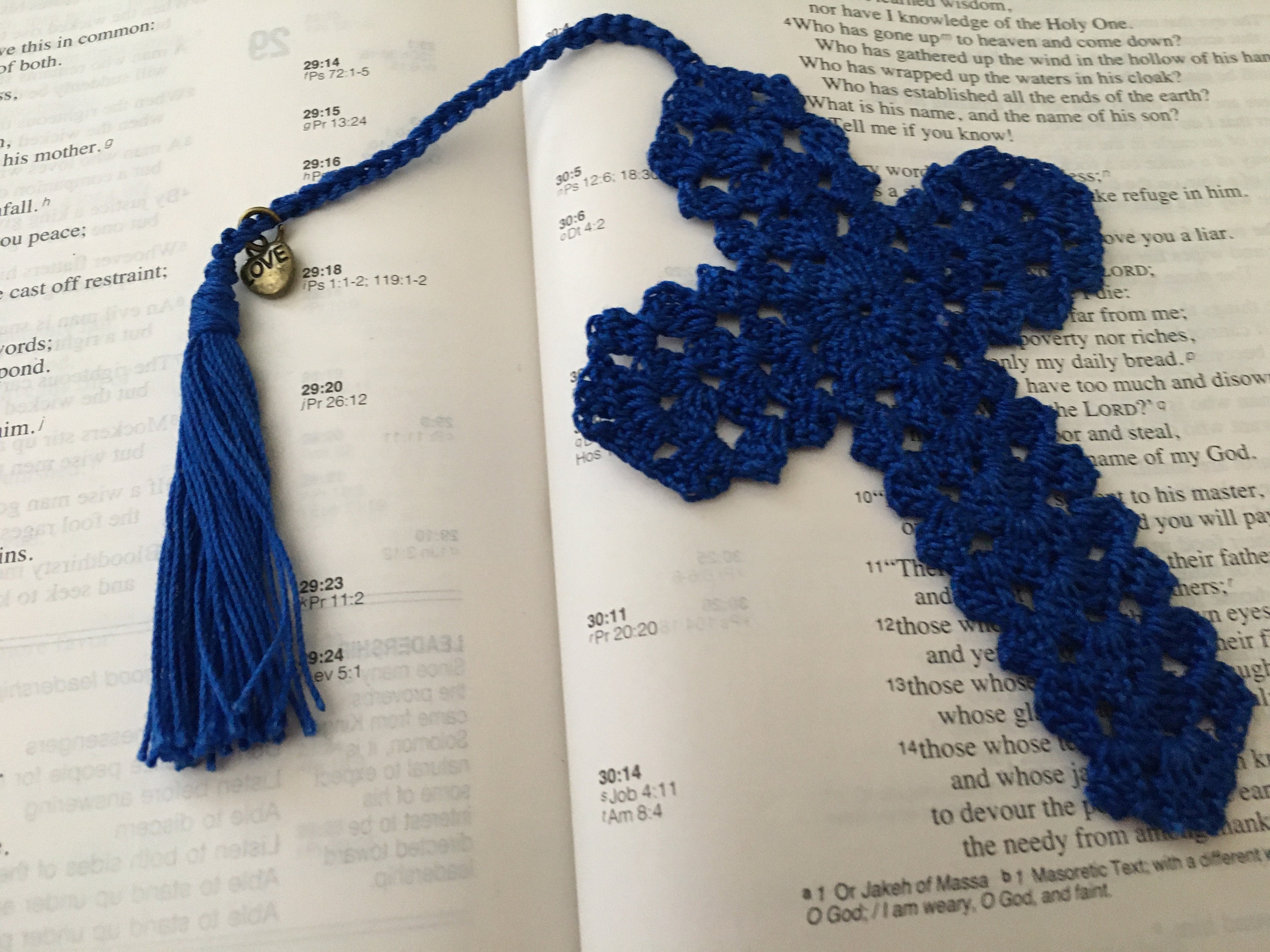 Cross Bookmark Religious Bookmark Crochet Cross Bookmark Cross Bookmark ...