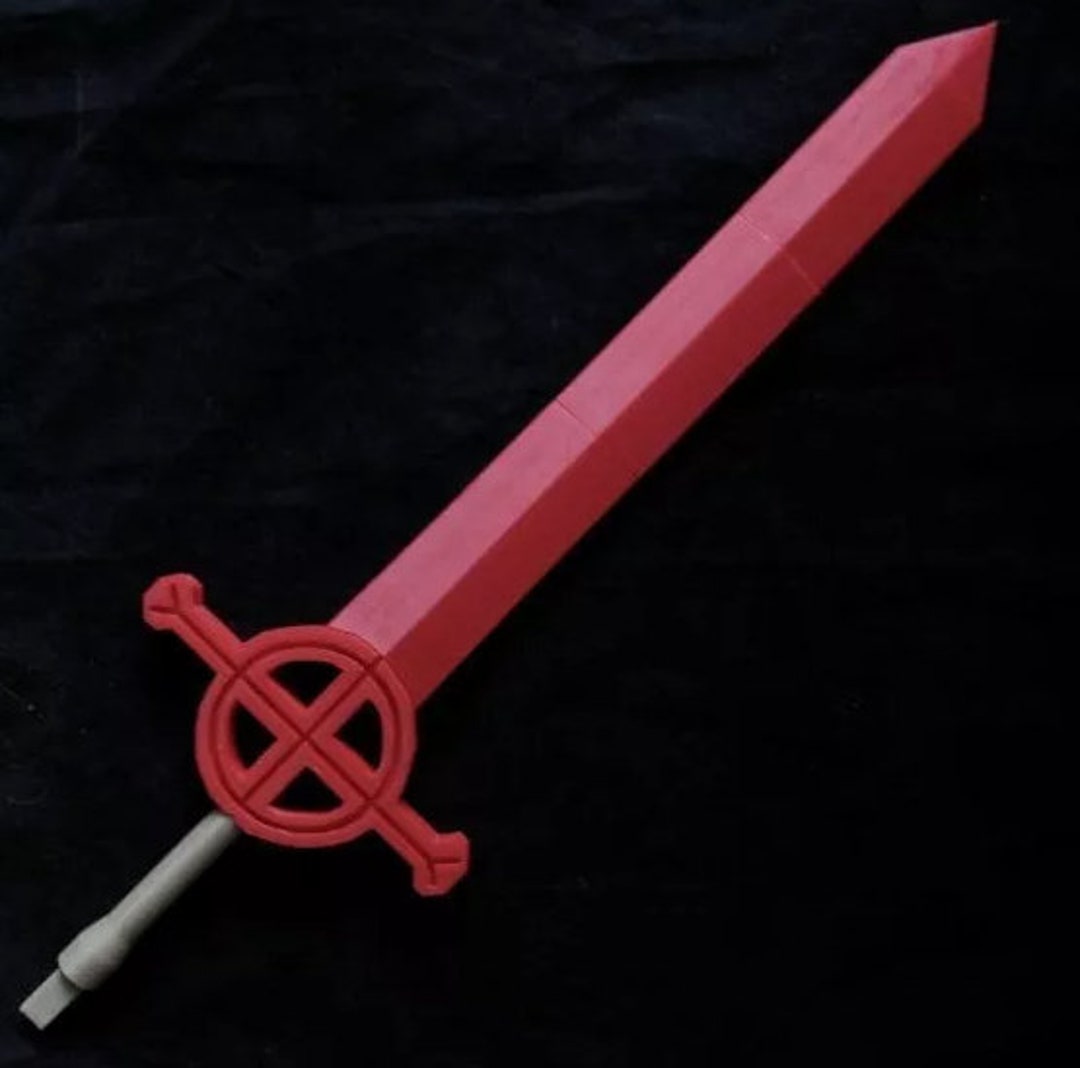 Life Size Demon Blood Sword Adventure Time Anime Cosplay Kit 3D Printed ...