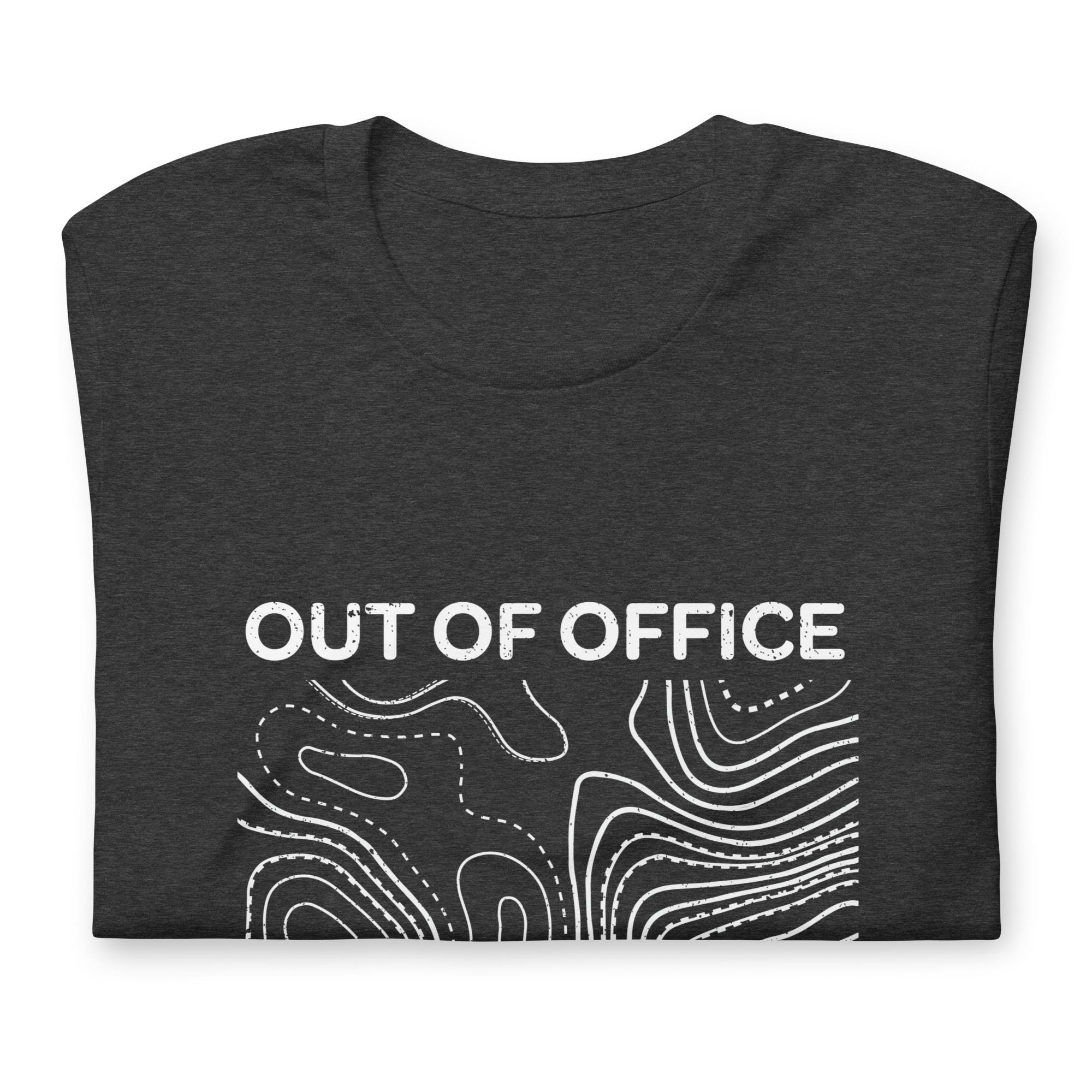 Hiking Graphic T-shirt for Man or Woman Out of Office Bella and Canvas ...