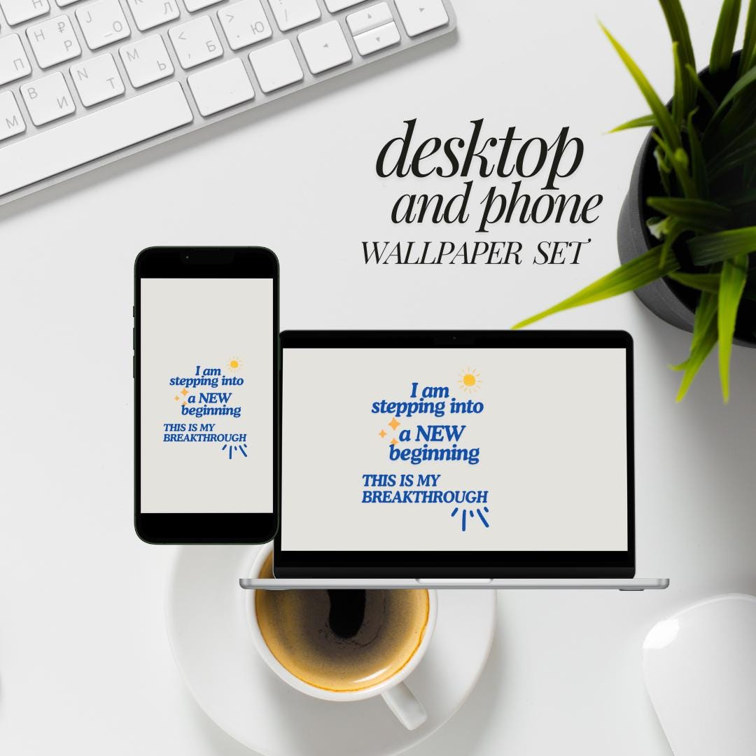 NEW Beginning Wallpaper Set | Inspirational Desktop & Phone Backgrounds ...