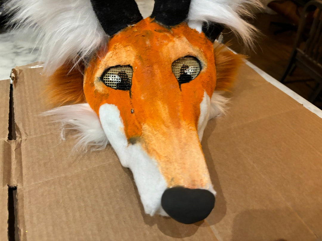 Red Fox Therian Mask - Etsy