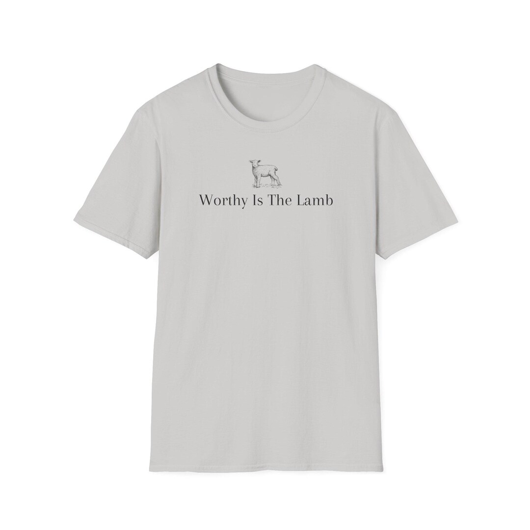 Worthy is the Lamb T-shirt, Inspirational Christian Tee, Faith, Easter ...