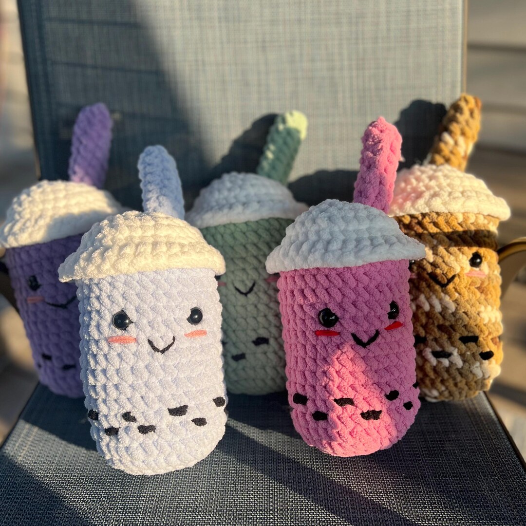 Crochet Boba Teas - Amigurumi/plushie/toy - Etsy