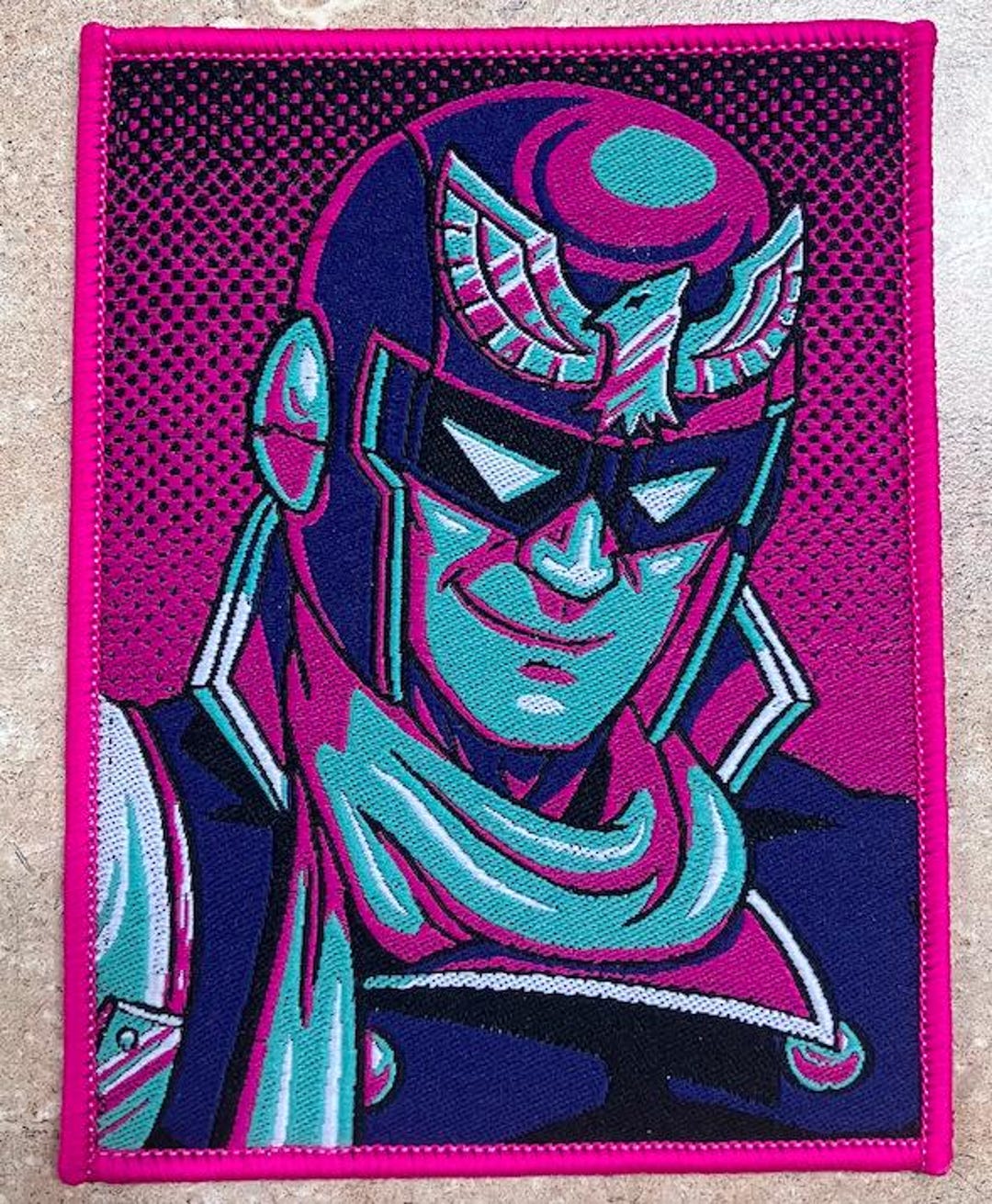 Captain Falcon F-zero Woven Patch - Etsy