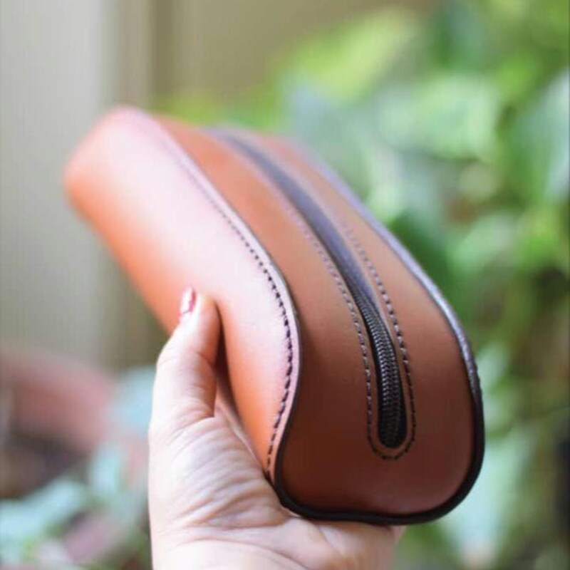 Pencil Case Pattern Leather - Etsy