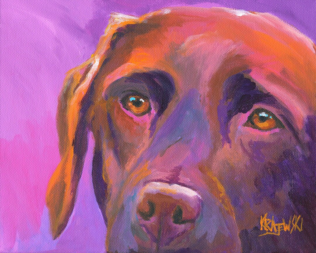 High Resolution Labrador Retriever Print of Original Fine Art ...