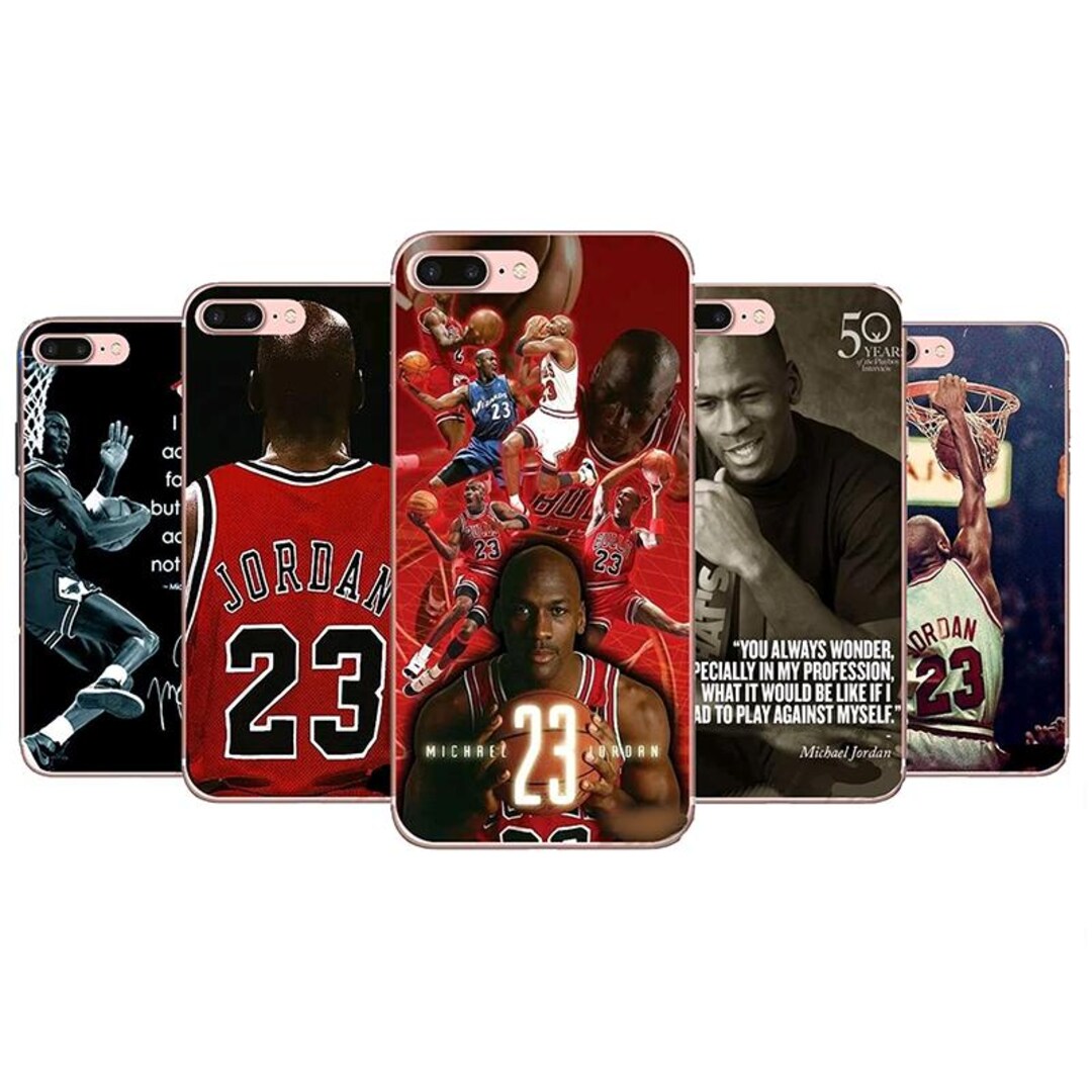 Michael Jordan Basketball Phone Case - Chicago Bulls - for iPhone ...