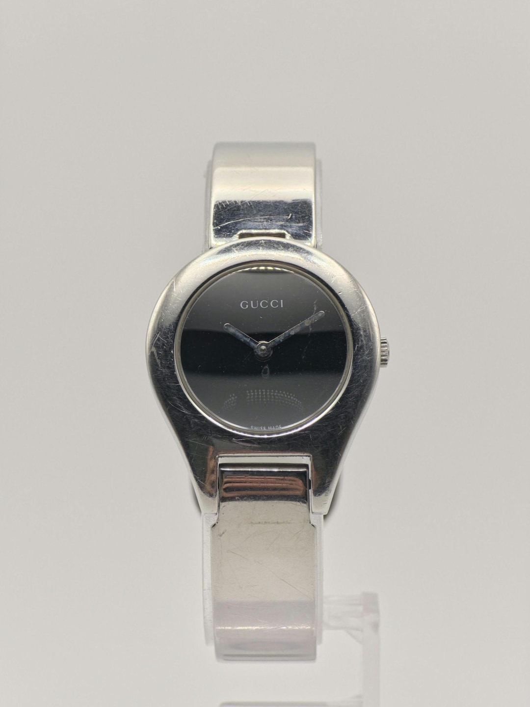 Vintage Gucci Quartz Watch | Swiss Made Women’s Bracelet Watch | Black ...
