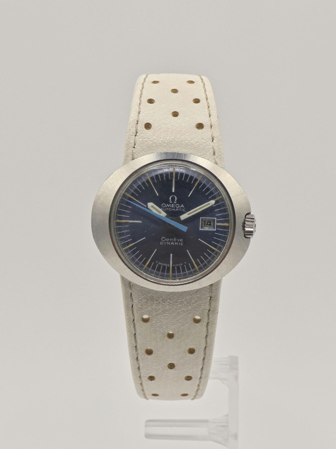 Omega Genève Dynamic 1970s Blue Dial Automatic Swiss Vintage Watch - Etsy