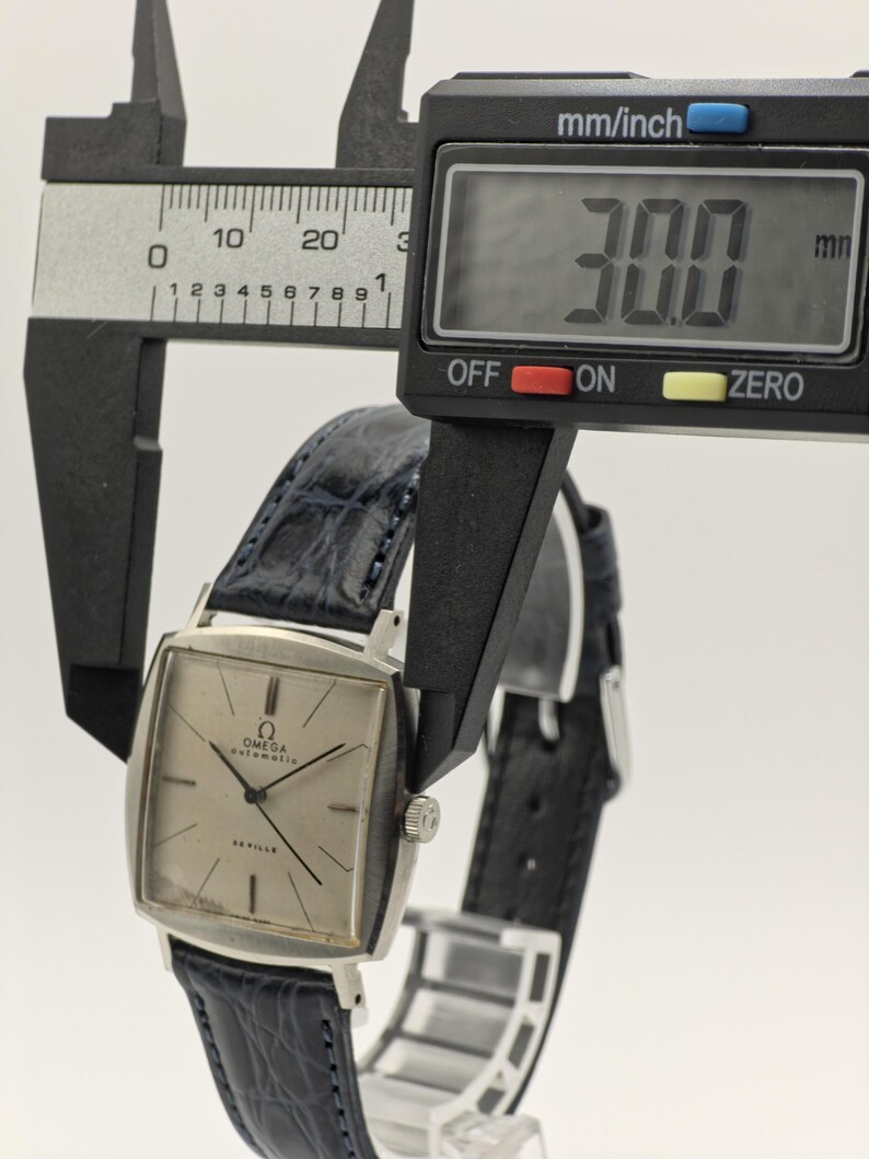 Vintage Omega De Ville Automatic | 1960s Square Stainless Steel Dress ...
