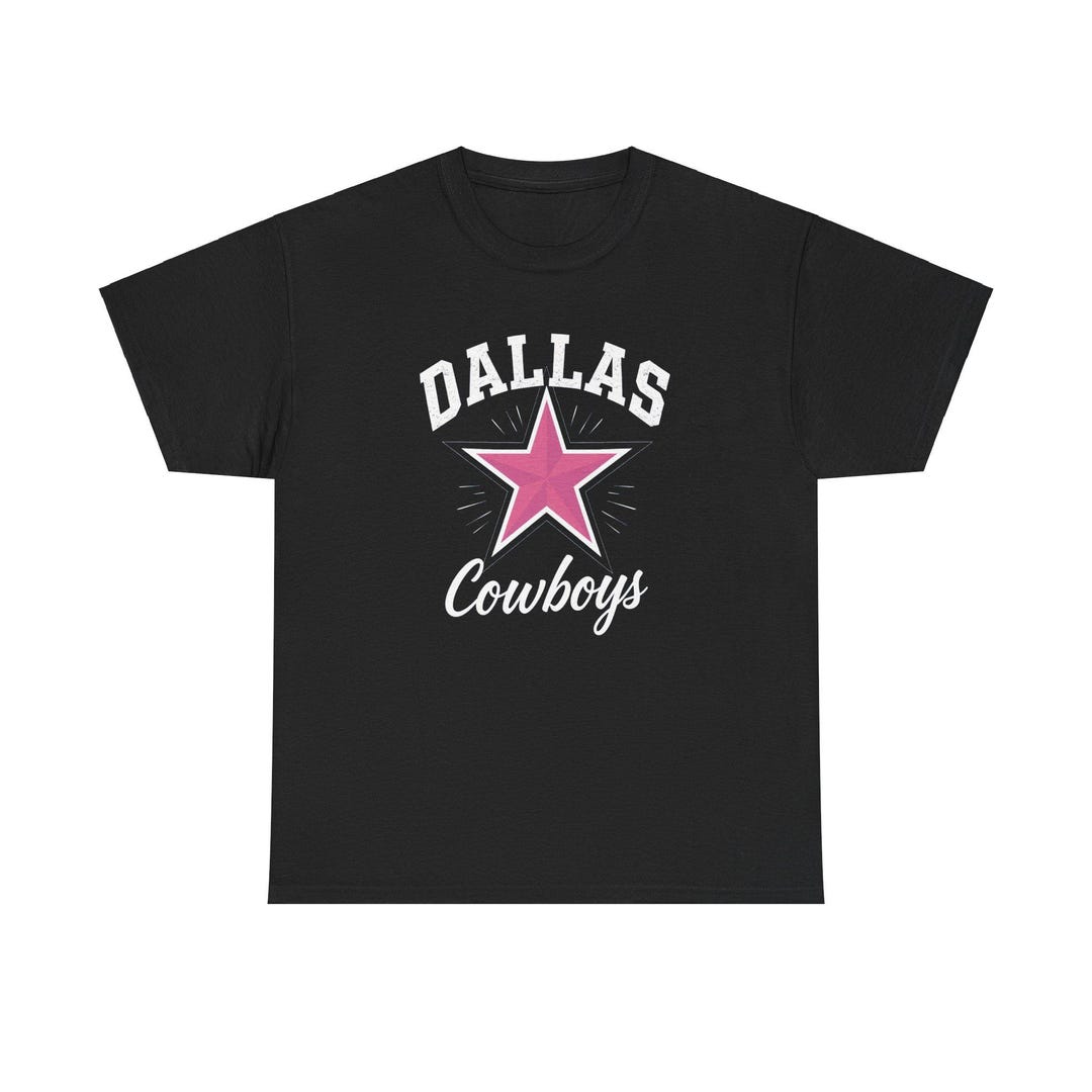 Dallas Cowboys, Pink Star, Cowboy Fans, T-shirt, Dallas Texas - Etsy