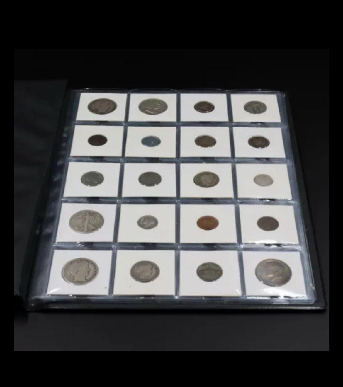Coin & Stamp Collecting Album Book Fits 200 Flip 2x2 Cases Clear. - Etsy