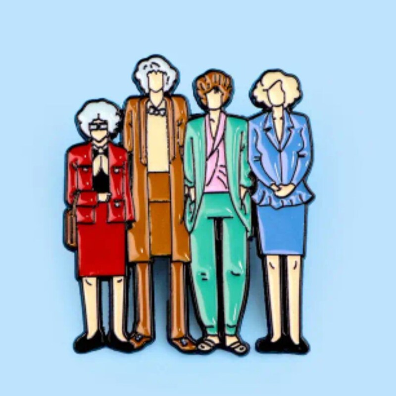 Golden Girls Enamel Pin - Etsy